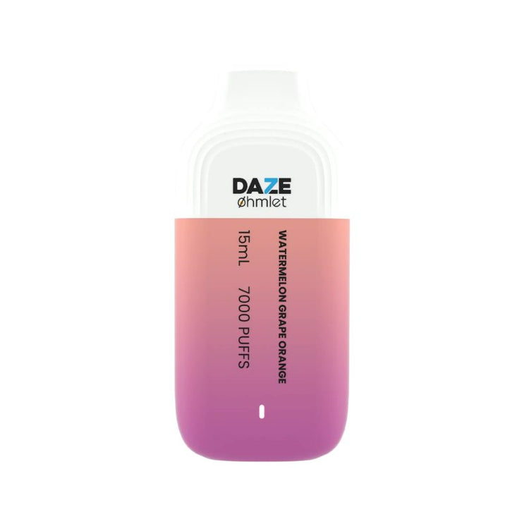 7 Daze Ohmlet 7000 Puff Disposable Vape Device Guide – Apvs