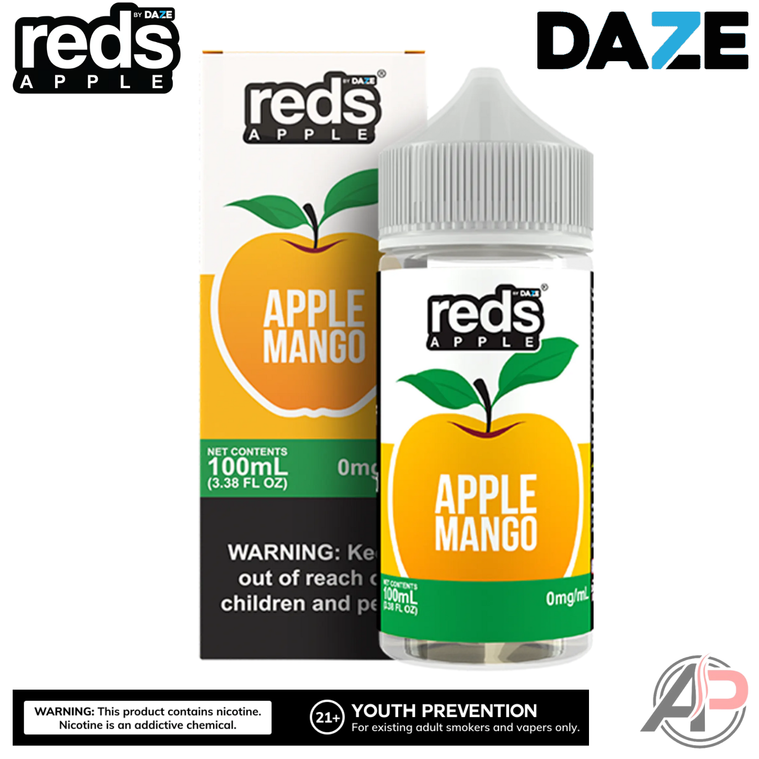 7 Daze Reds Apple Mango E-Liquid 100mL – Apvs