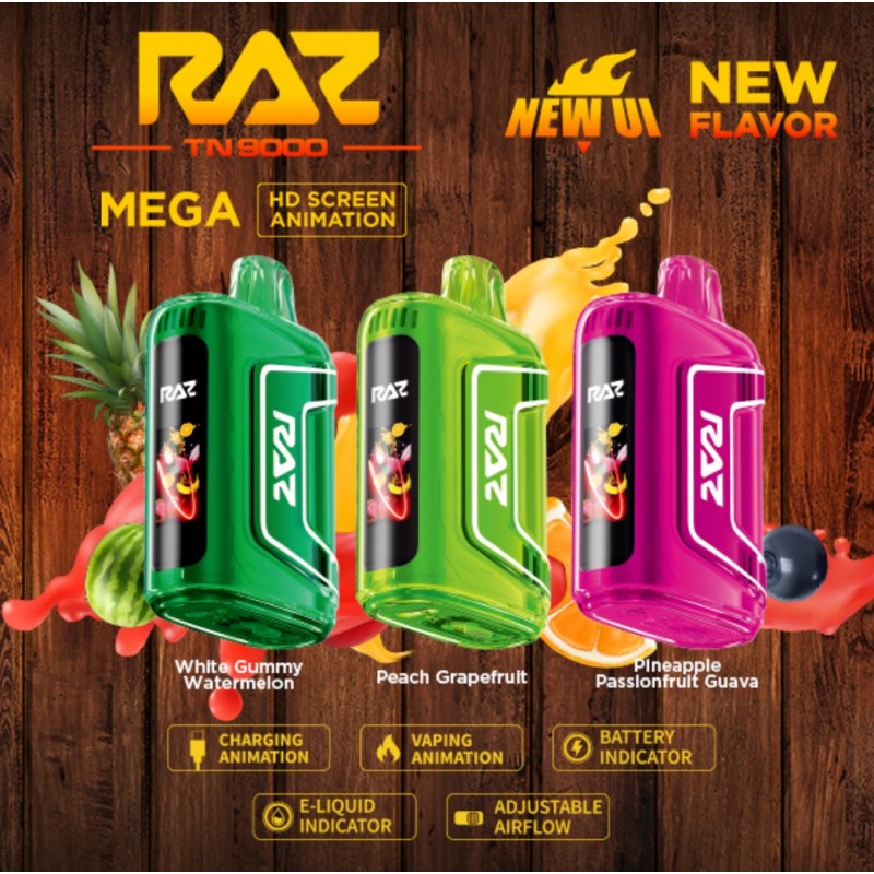 Raz TN9000 9K Puffs Vape Order Online – Apvs
