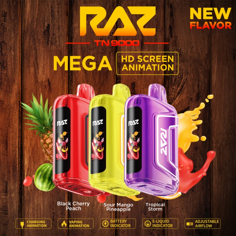 Raz TN9000 9K Puffs Vape Order Online – Apvs