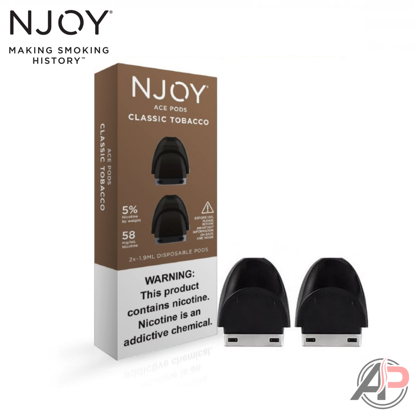 Njoy Ace Pods Classic Tobacco 2 Pack Order Online – Apvs