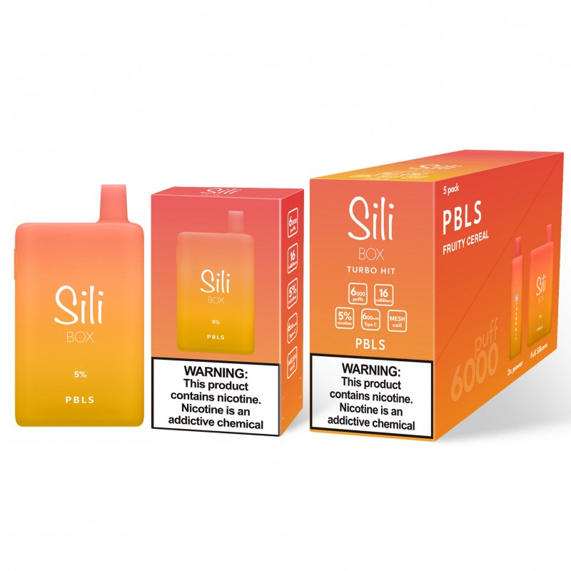 Sili Box Turbo Hit 6000 Puff Disposable Vape Device – Apvs